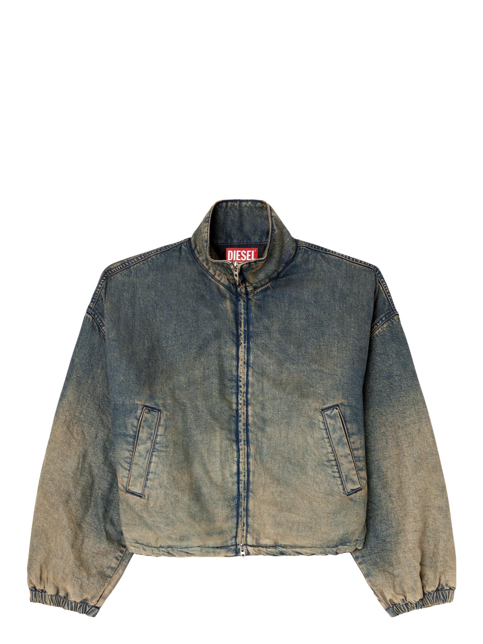 DIESEL® Diesel "De-Flower-S" Zip-Up Denim Jacket